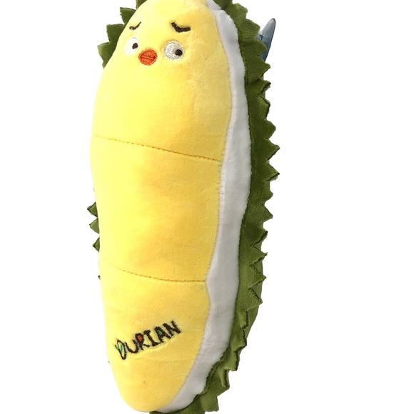 Toys | Durian Soft Yellow Fruit Durian Stuffed Plush Toy 1 New | Poshmark